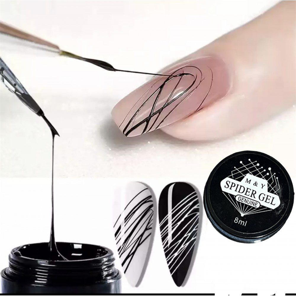 Spider gel negro – Mundibelleza