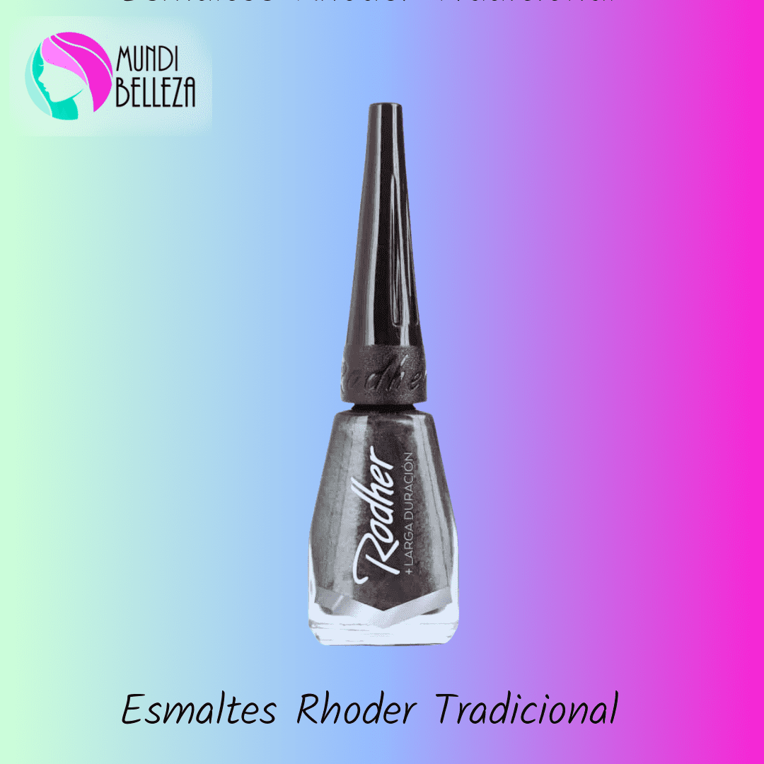 ESMALTE TRADICIONAL PLOMO PERLADO RODHER 10ML – Mundibelleza